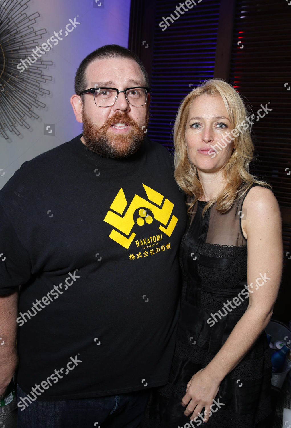 Nick Frost Gillian Anderson Editorial Stock Photo - Stock Image ...