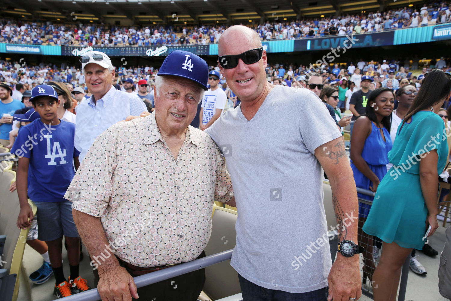 Tommy Lasorda David Mickey Evans Editorial Stock Photo - Stock Image ...