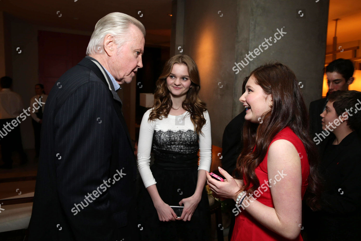 Kerris Dorsey Emma Kenney Jon Voight Editorial Stock Photo - Stock ...