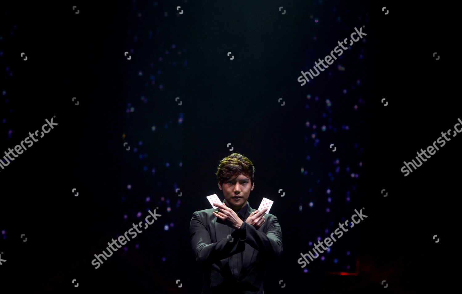 Magician Yu Hojin Performing Editorial Stock Photo - Stock Image ...