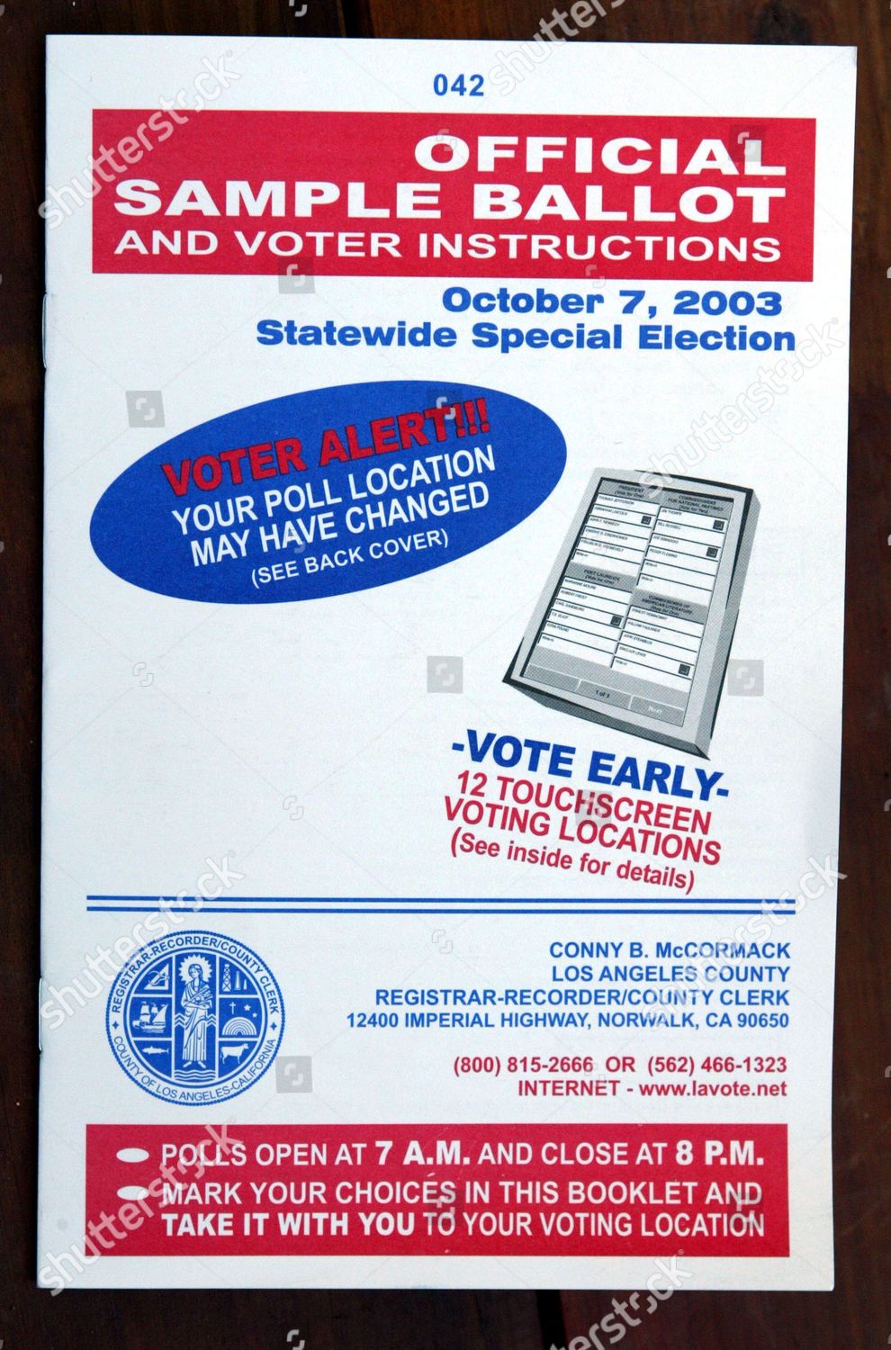 Sample Ballot Paper Editorial Stock Photo - Stock Image | Shutterstock