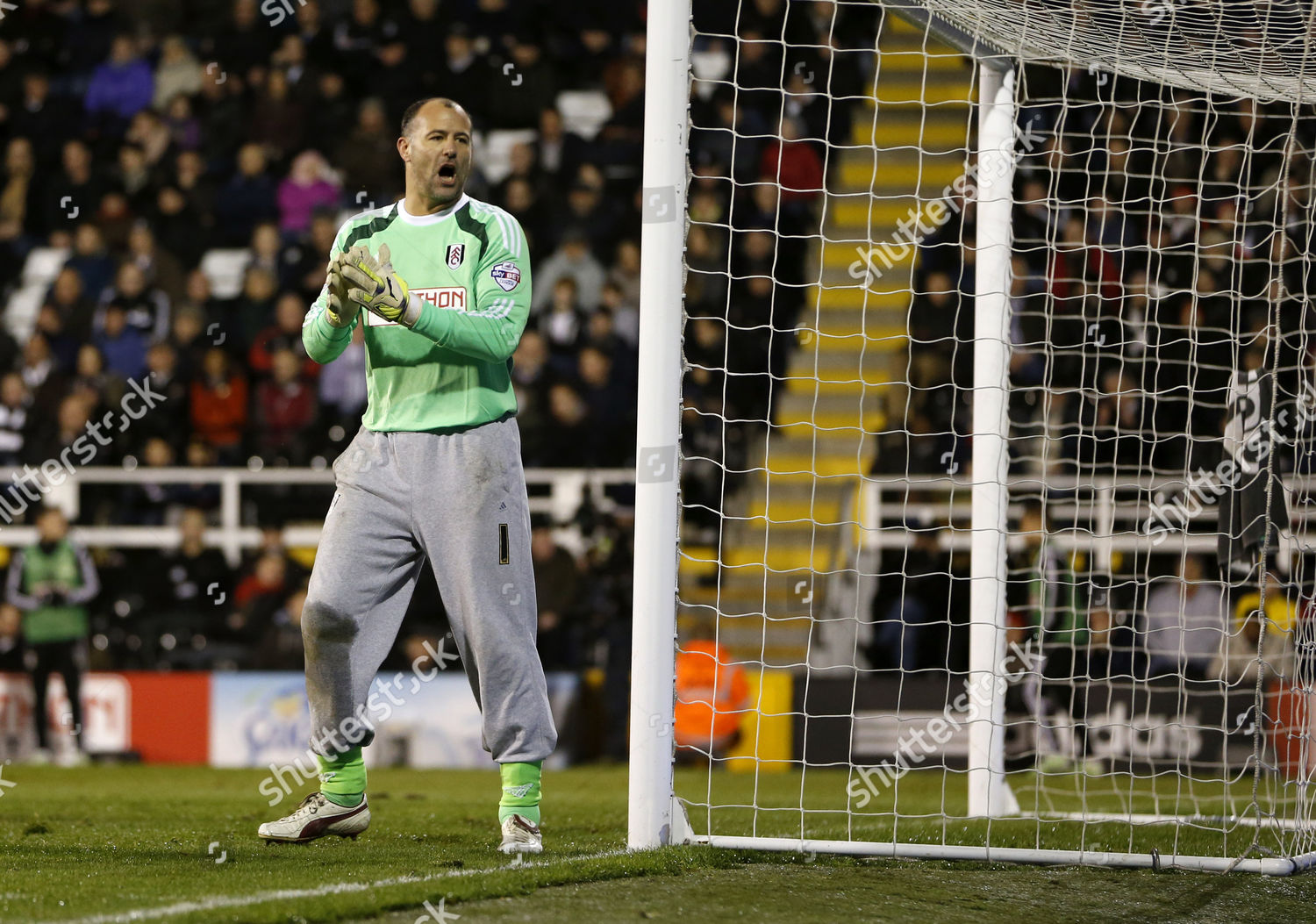 Fulham Goalkeeper Gabor Kirali Editorial Stock Photo - Stock Image ...