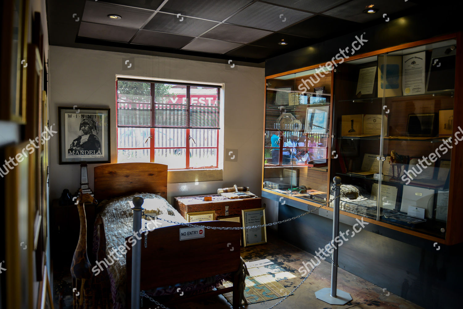 Bedroom That Nelson Mandela Lived Nelson Editorial Stock Photo - Stock ...