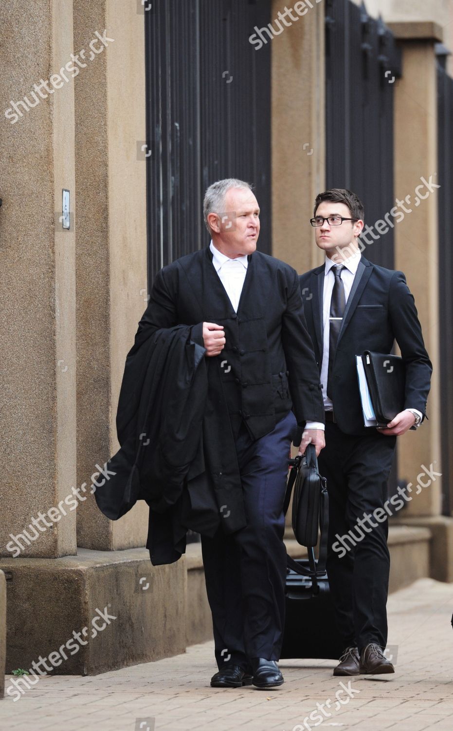 Advocate Barry Roux Arrives Pretoria High Editorial Stock Photo - Stock ...