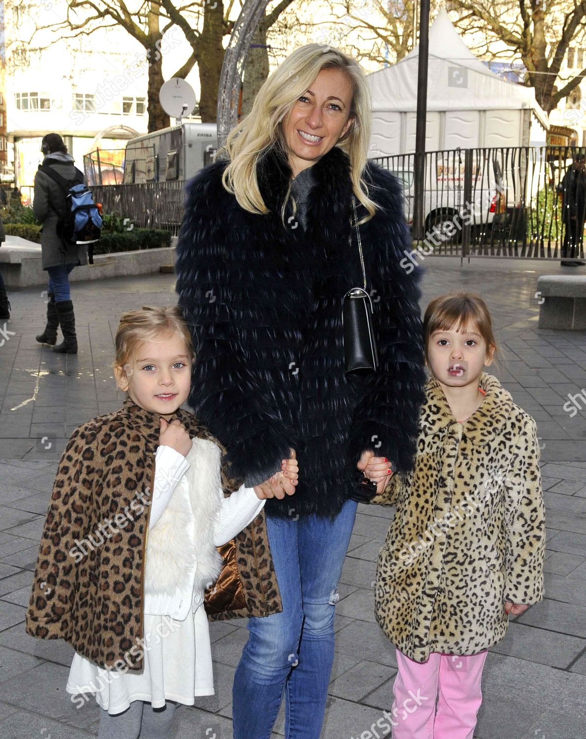 Jenny Halpern Prince Her Twin Daughters Editorial Stock Photo - Stock ...