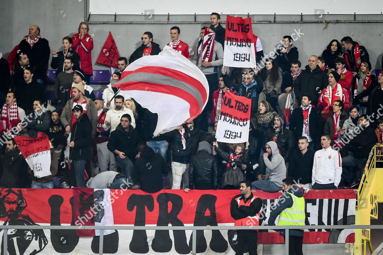 Monaco Ultras 94 Football Supporters Editorial Stock Photo - Stock ...