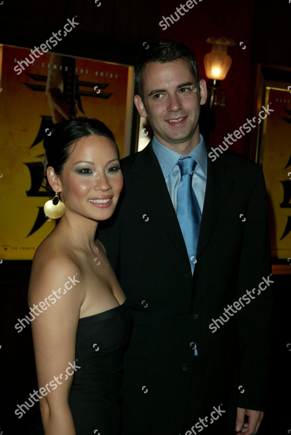 Lucy Liu Boyfriend Zack Helm Editorial Stock Photo - Stock Image ...