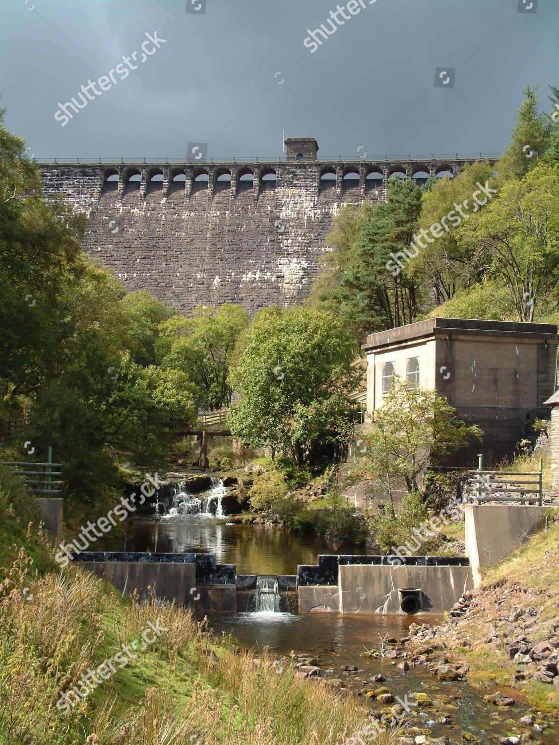 Grwyne Fawr Dam Wales Britain Editorial Stock Photo - Stock Image ...