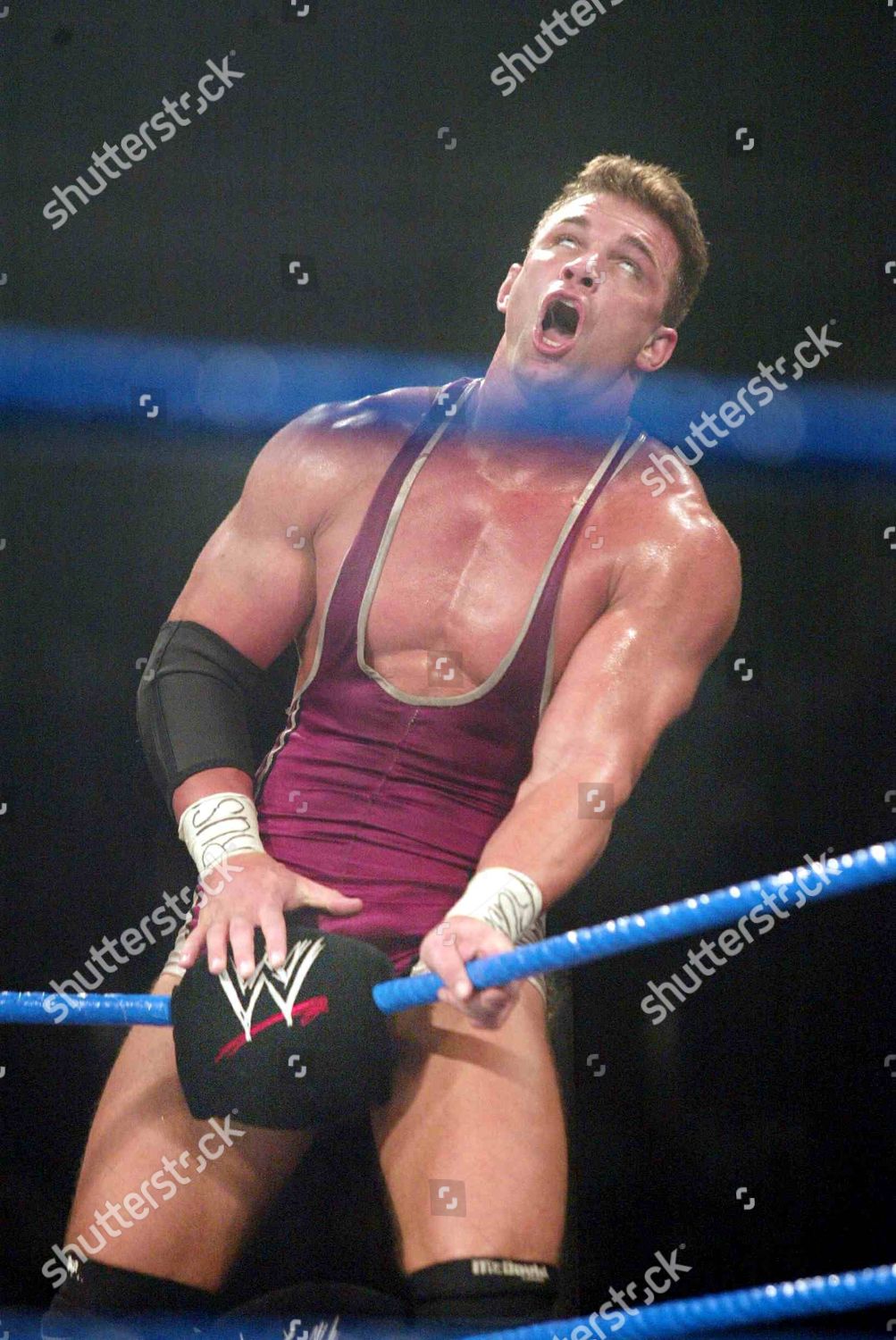 Wrestler Pain Corner Ring Editorial Stock Photo - Stock Image ...
