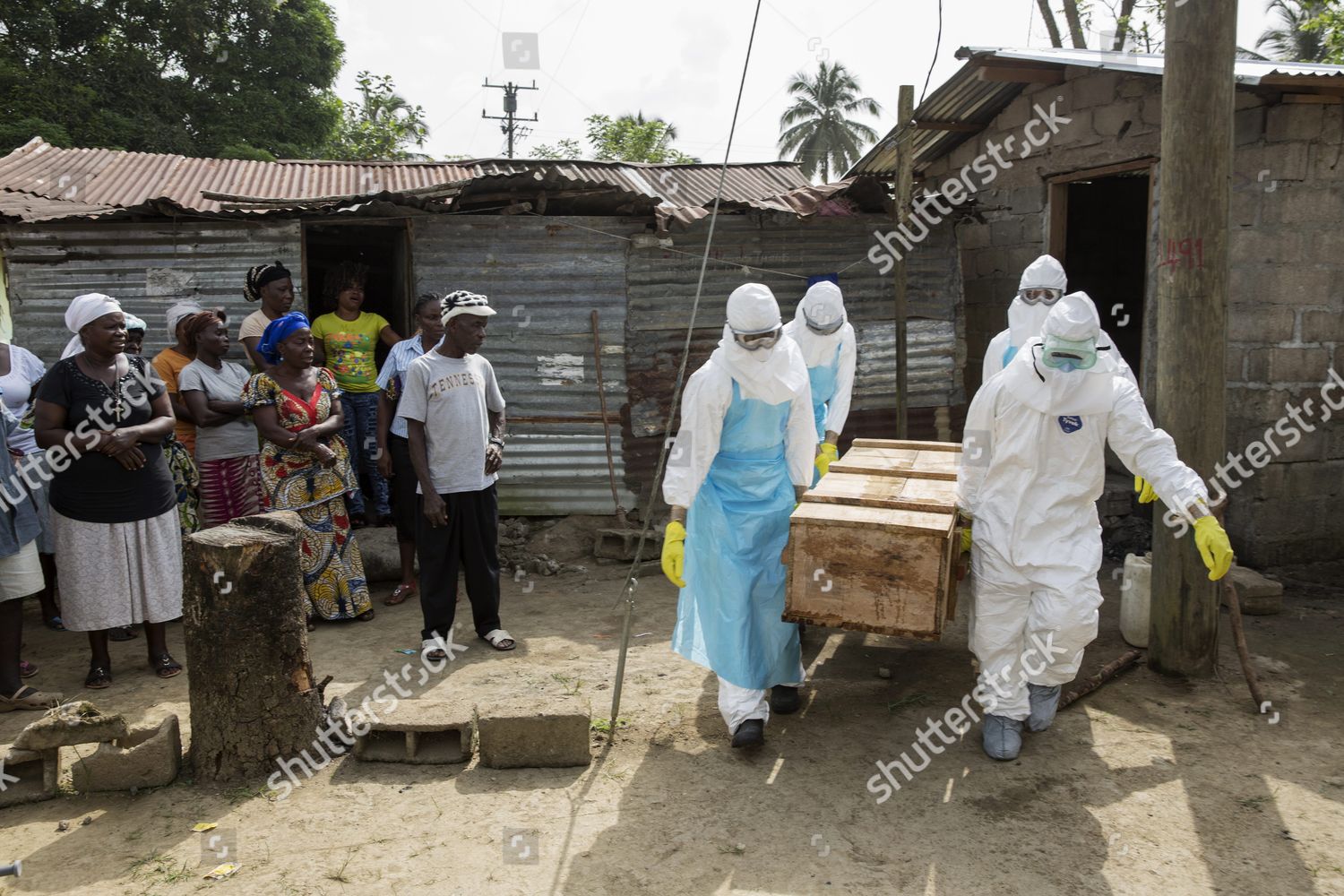 Red Cross Burial Team Collect Bodies Editorial Stock Photo - Stock ...