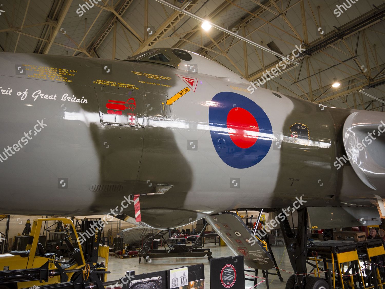 Exraf Vulcan Serial Number Xh558 Preserved Editorial Stock Photo ...