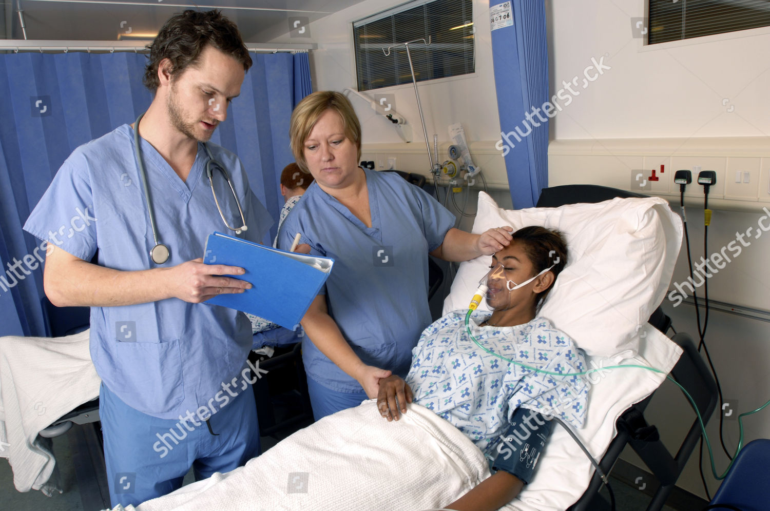 Doctor Nurse On Their Ward Rounds Editorial Stock Photo - Stock Image ...