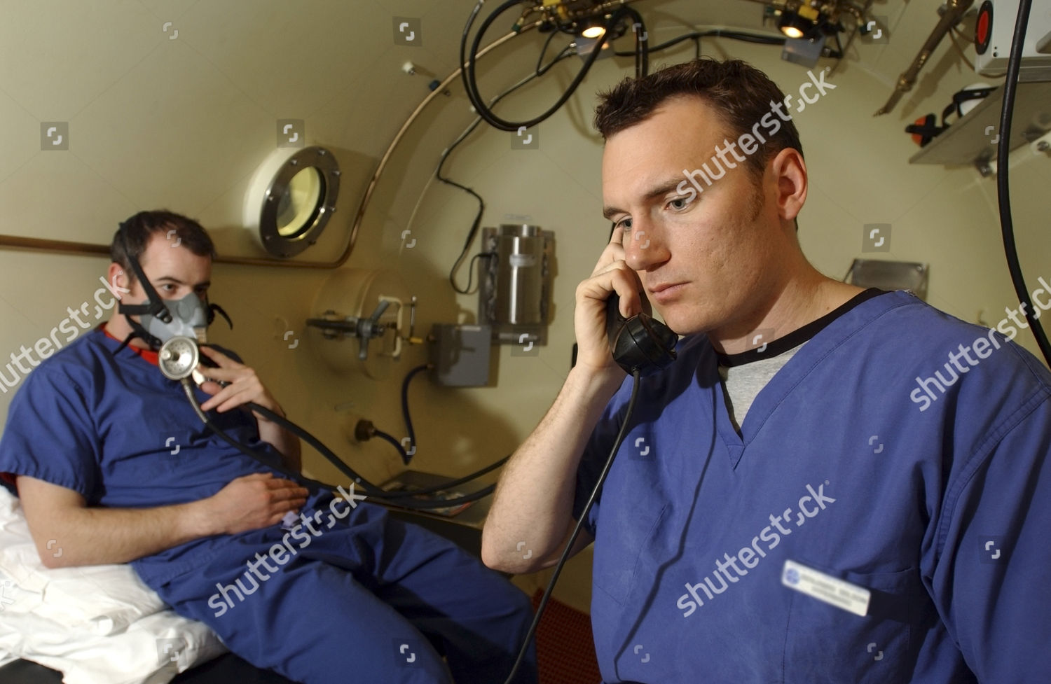Inside Hyperbaric Oxygen Chamber Hospital St Editorial Stock Photo ...