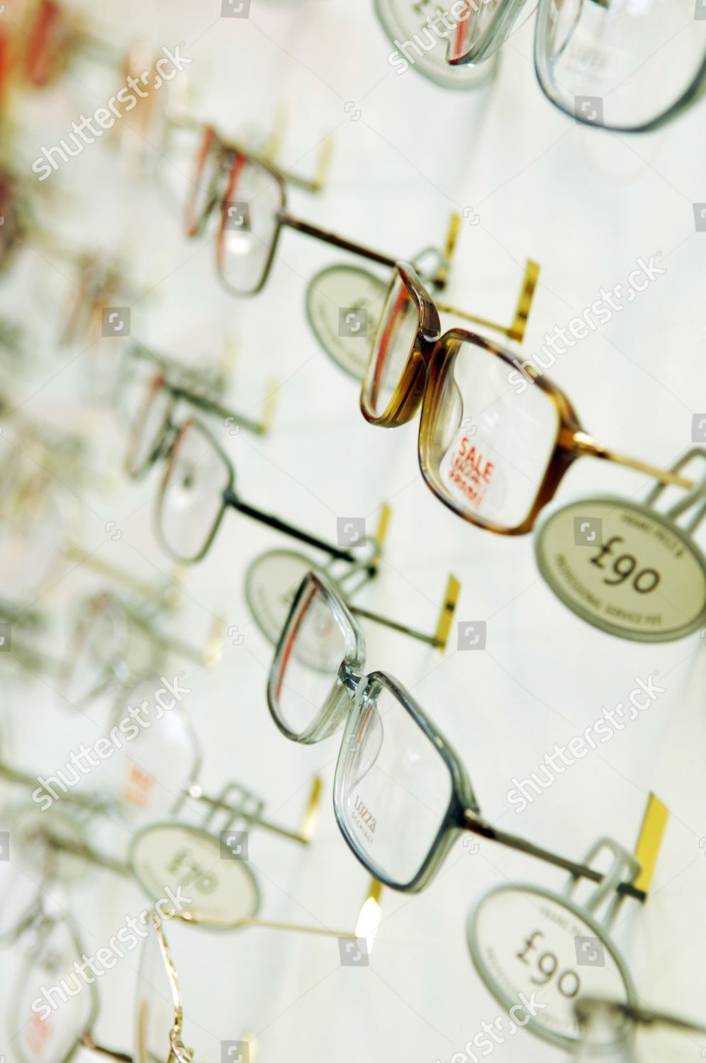Large Selection Prescription Glasses On Display Editorial Stock Photo ...