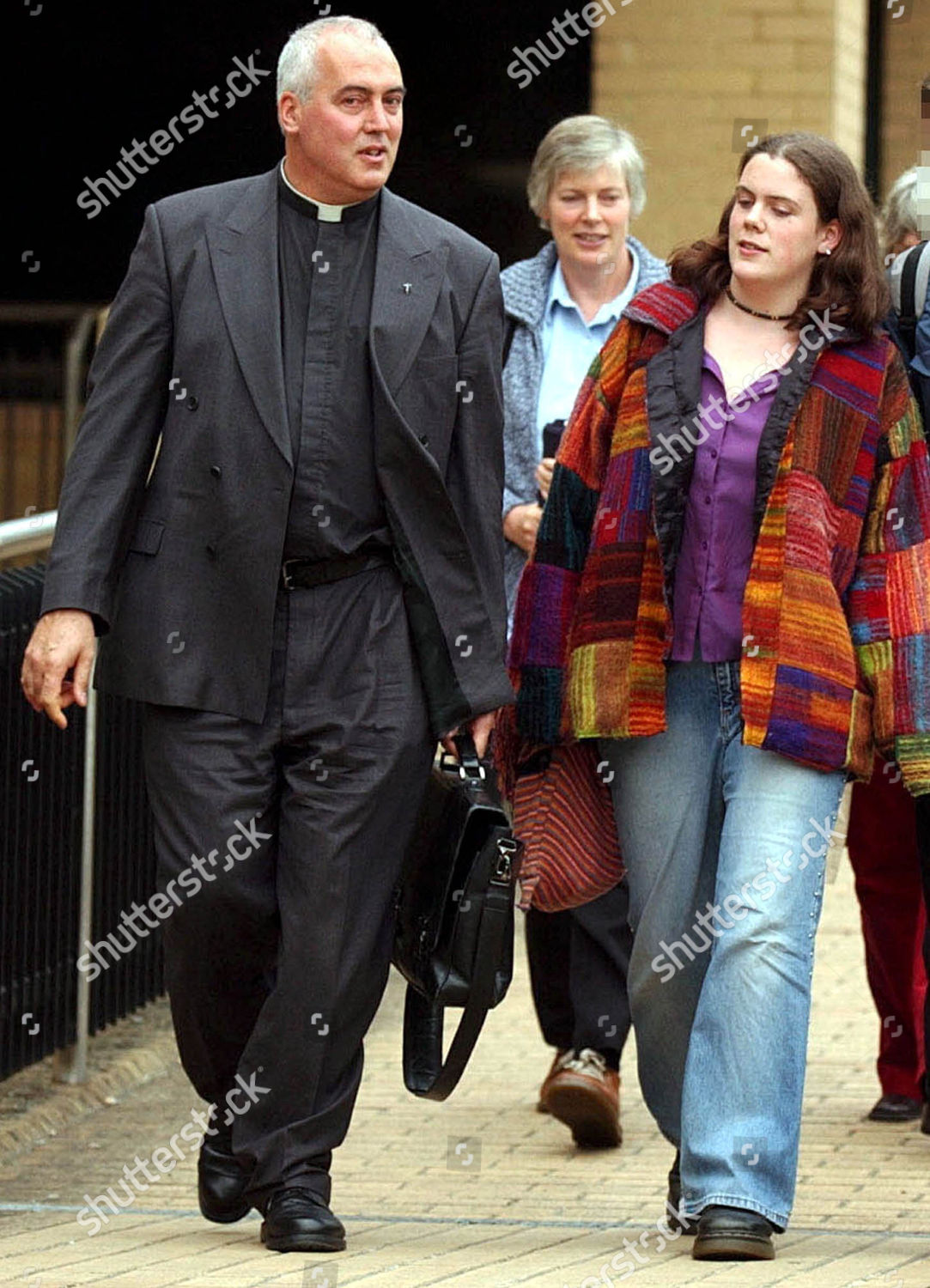 Vicar Christopher Rowberry His Daughter Hannah Editorial Stock Photo ...