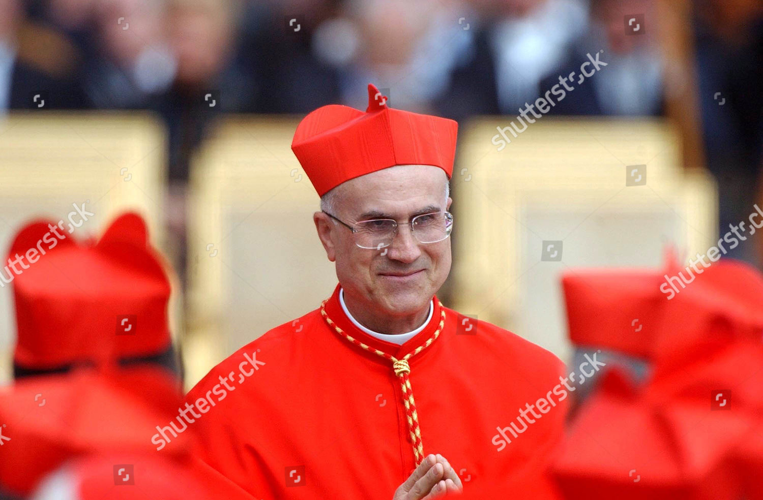 Cardinal Tarcisio Bertone Editorial Stock Photo - Stock Image ...