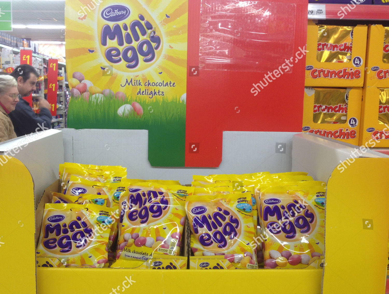 Asda Supermarkets Mini Eggs Go On Editorial Stock Photo - Stock Image ...
