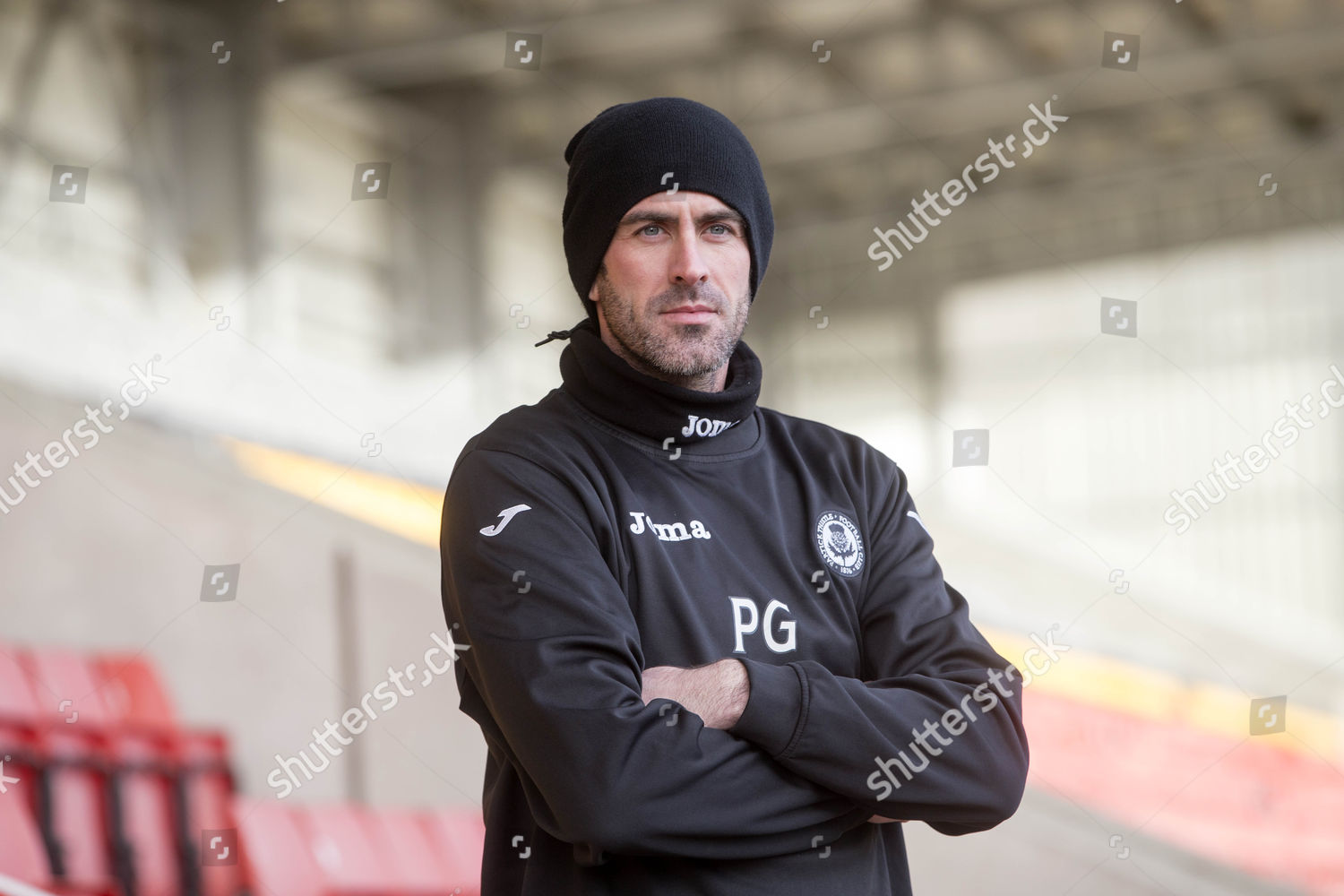 Partick Thistle Press Conference Paul Gallacher Editorial Stock Photo ...