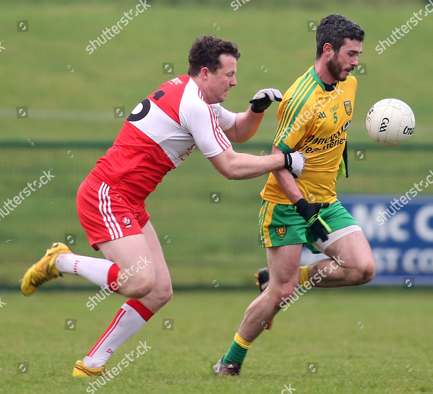 Donegals Corey Gallagher Derrys Barry Mcgoldrick Editorial Stock Photo - Stock Image | Shutterstock