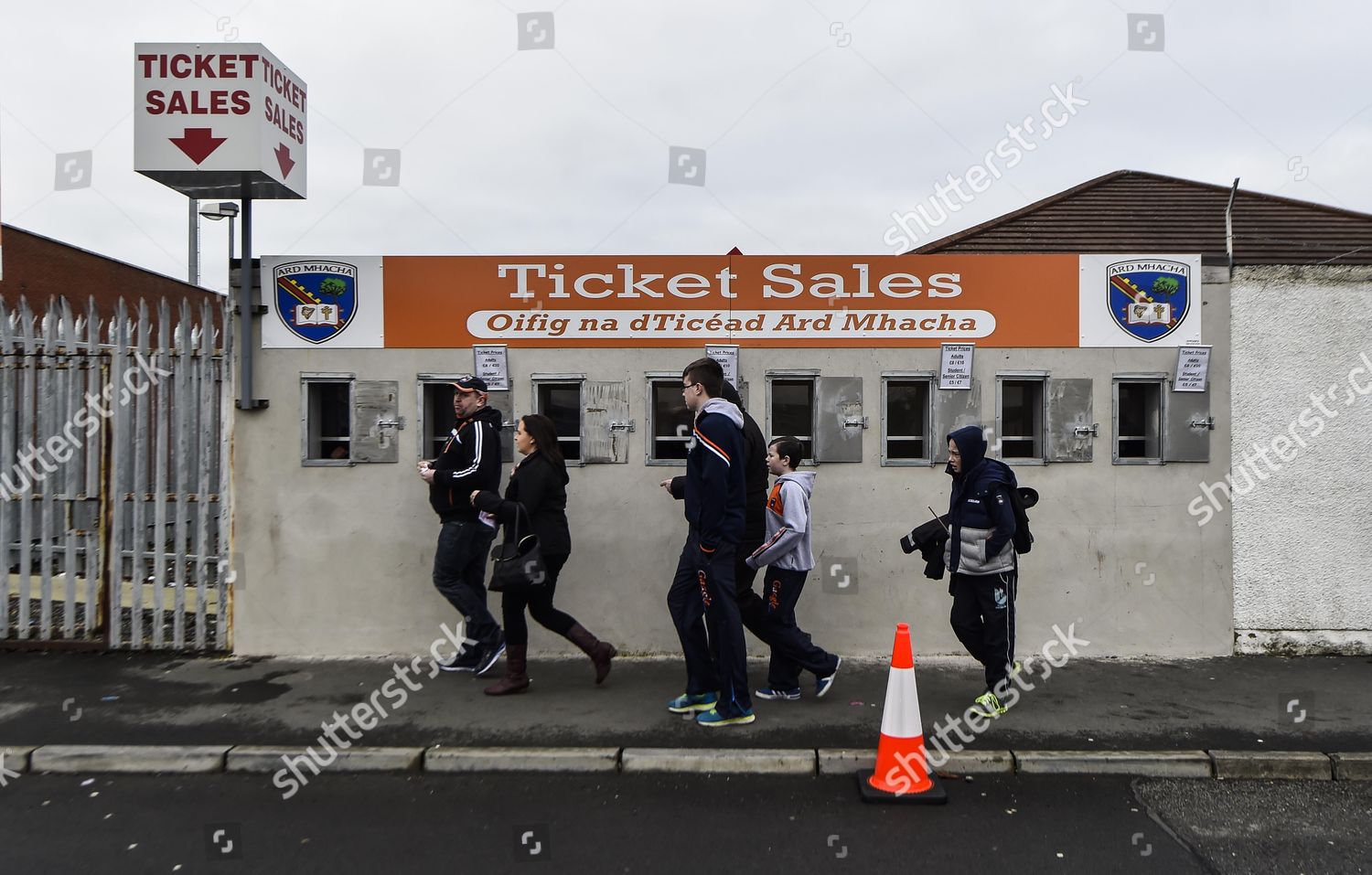 Armagh Fans Collect Their Tickets Ahead Editorial Stock Photo - Stock ...