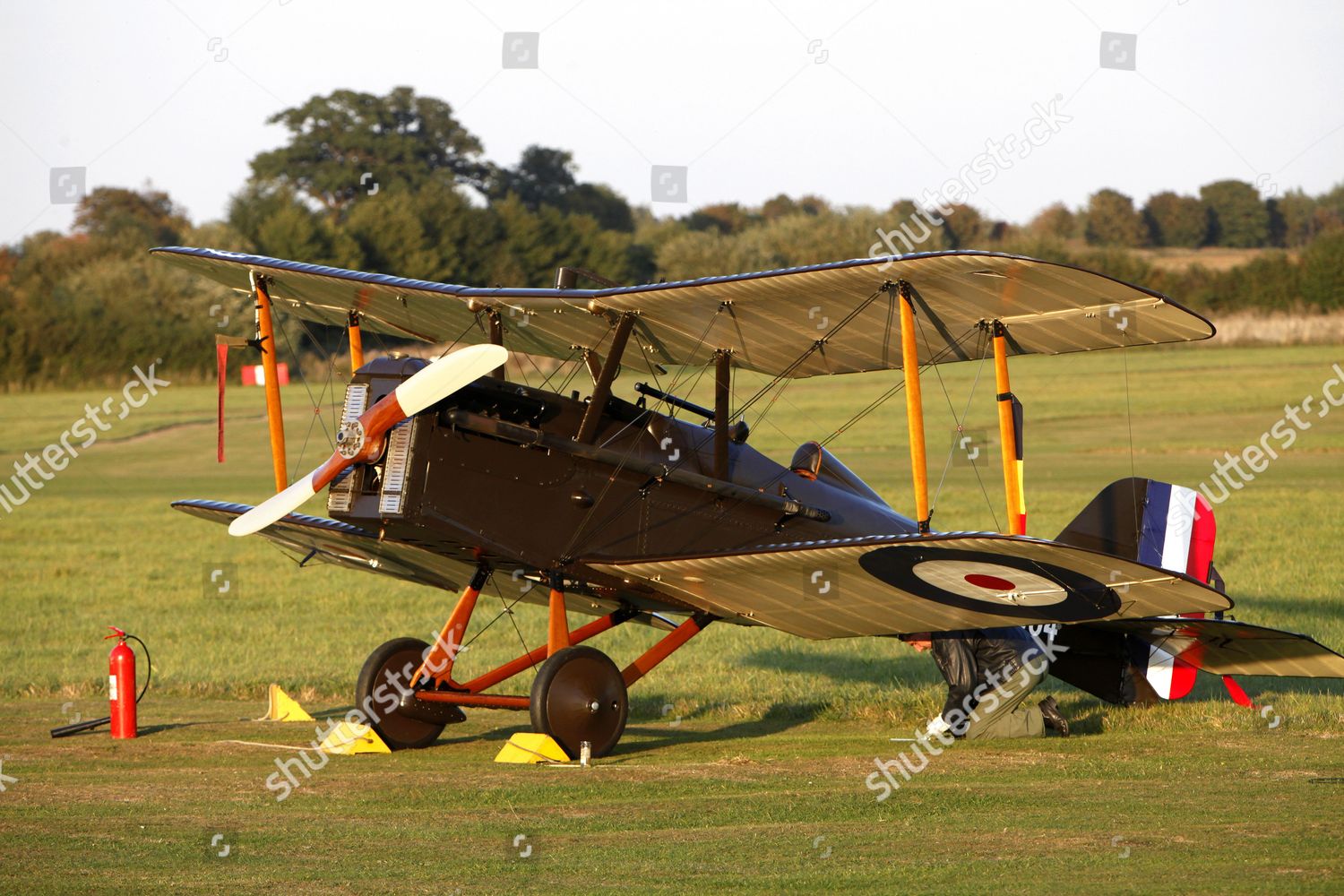 1920s Raf Se5a Fighter Biplane Aircraft Editorial Stock Photo - Stock ...