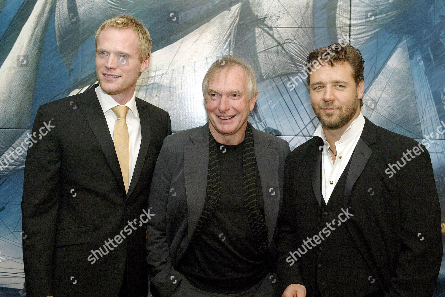 Paul Bettany Director Peter Weir Russell Editorial Stock Photo - Stock ...