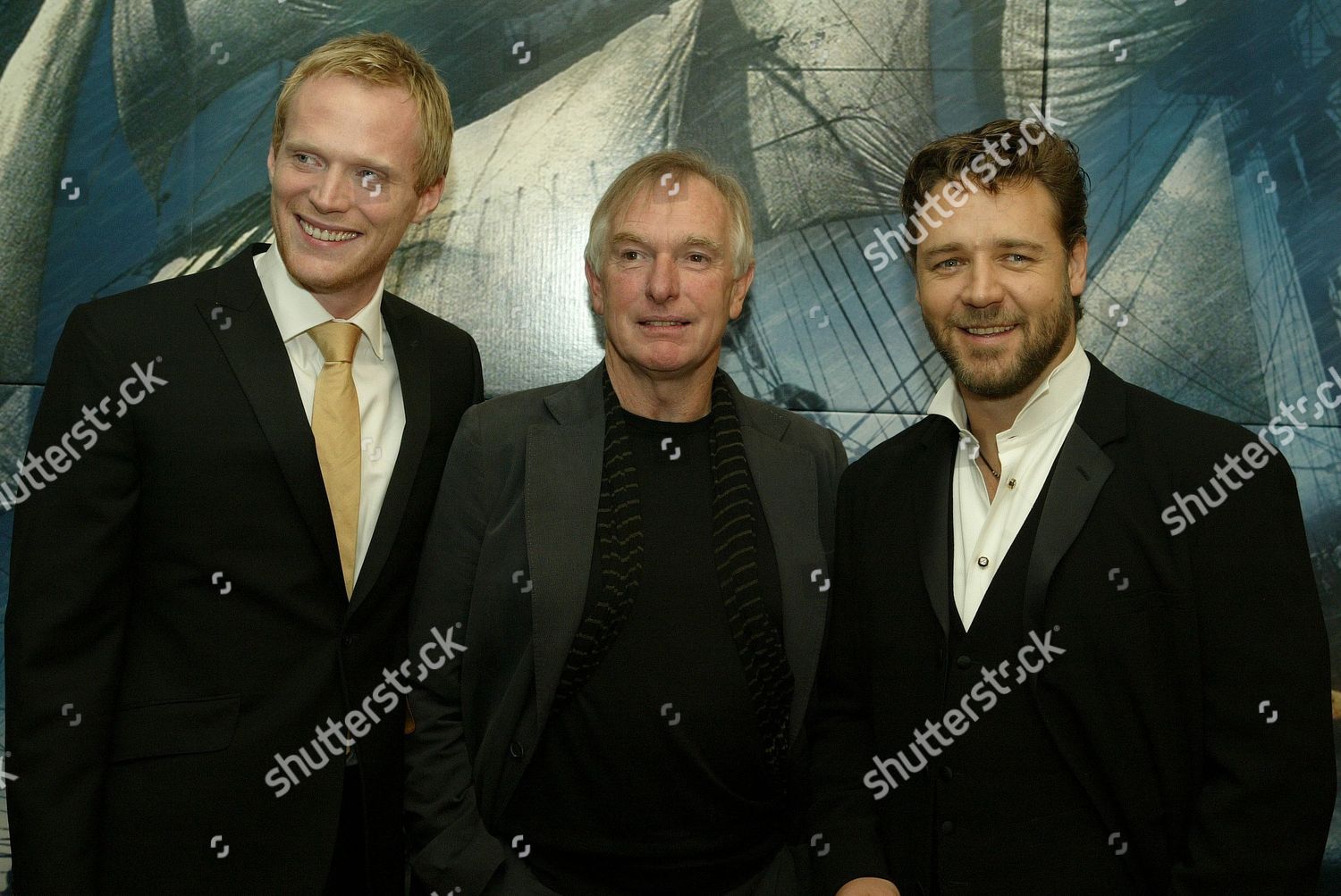 Paul Bettany Peter Weir Russell Crowe Editorial Stock Photo - Stock ...