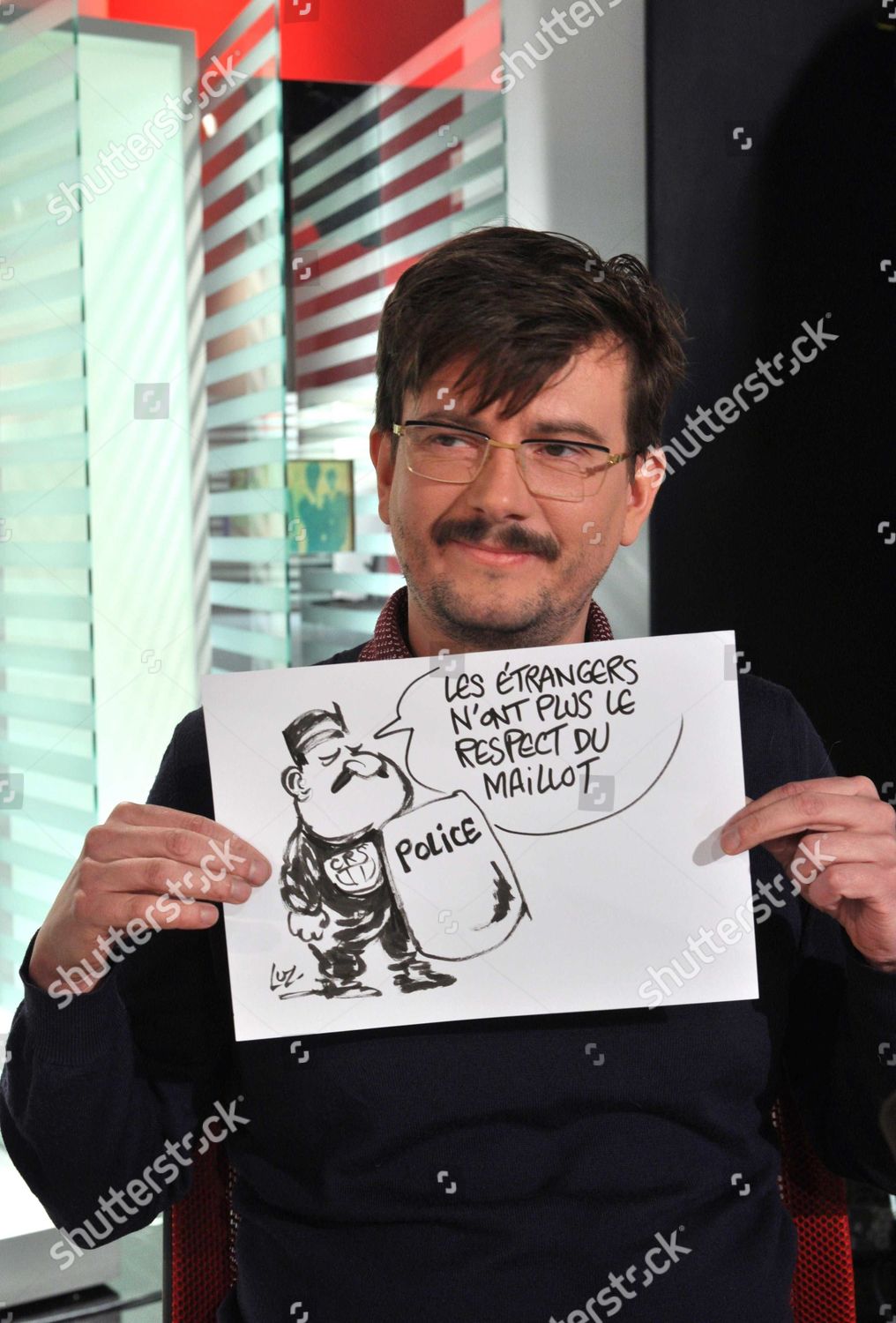 Satirical Cartoonist Renald Luzier Aka Luz Editorial Stock Photo ...