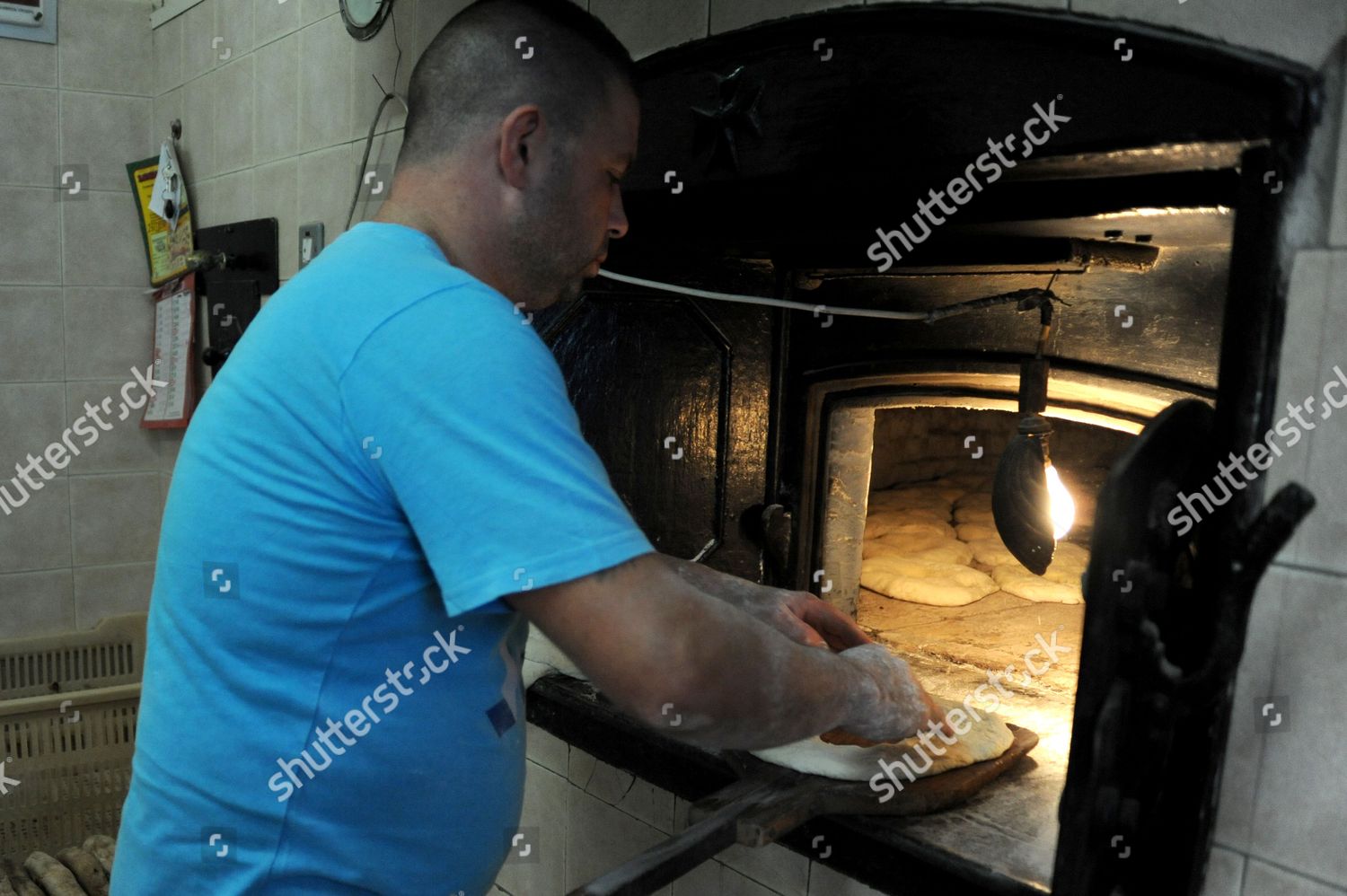 Bakery Malta Making Traditional Ftira Bread Editorial Stock Photo ...