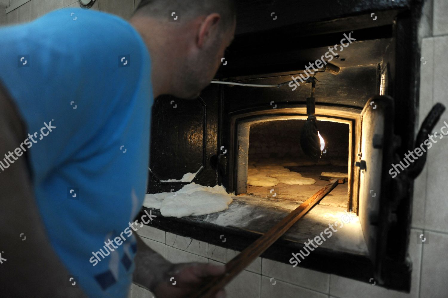Bakery Malta Making Traditional Ftira Bread Editorial Stock Photo ...