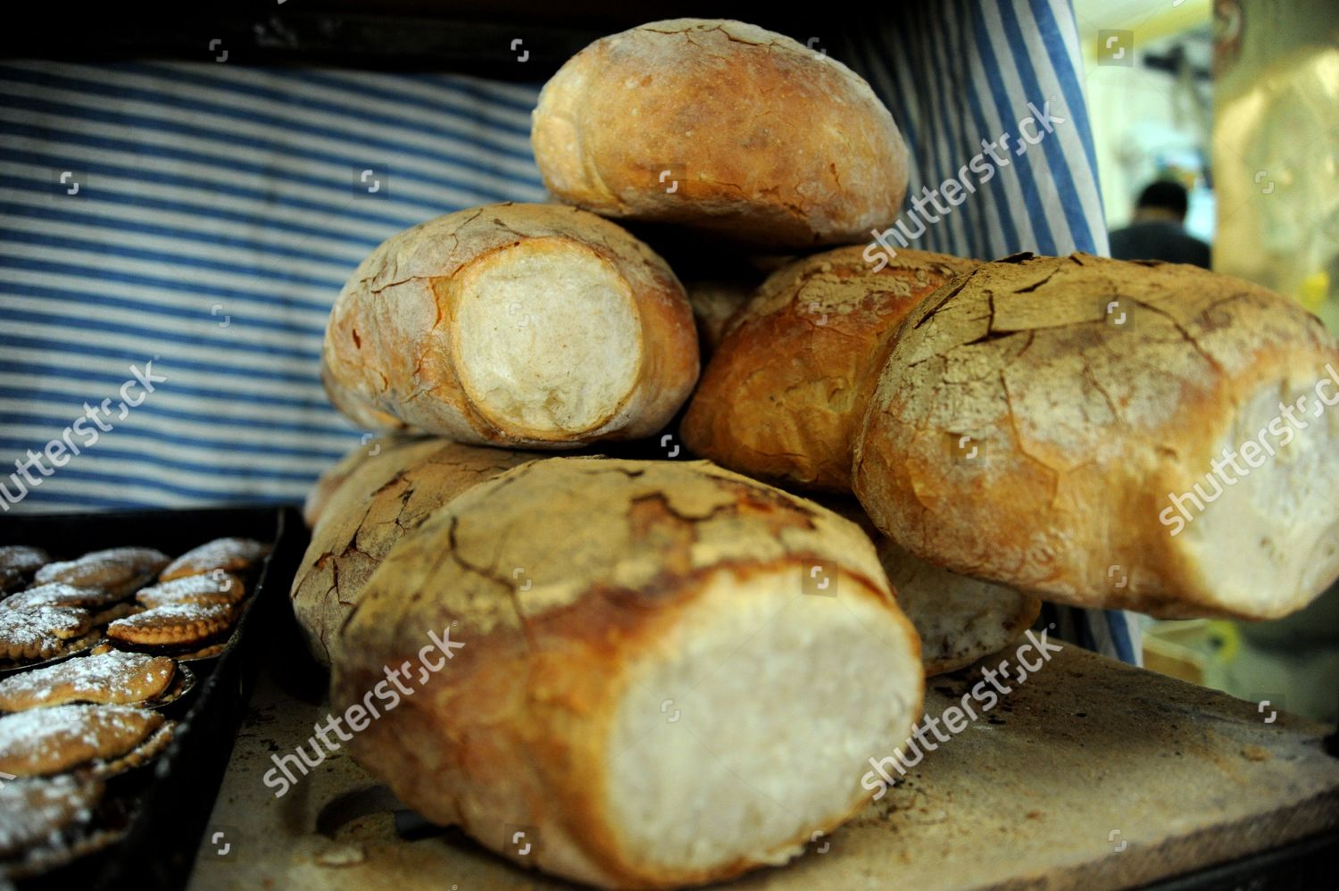 Bakery Malta Making Traditional Ftira Bread Editorial Stock Photo ...