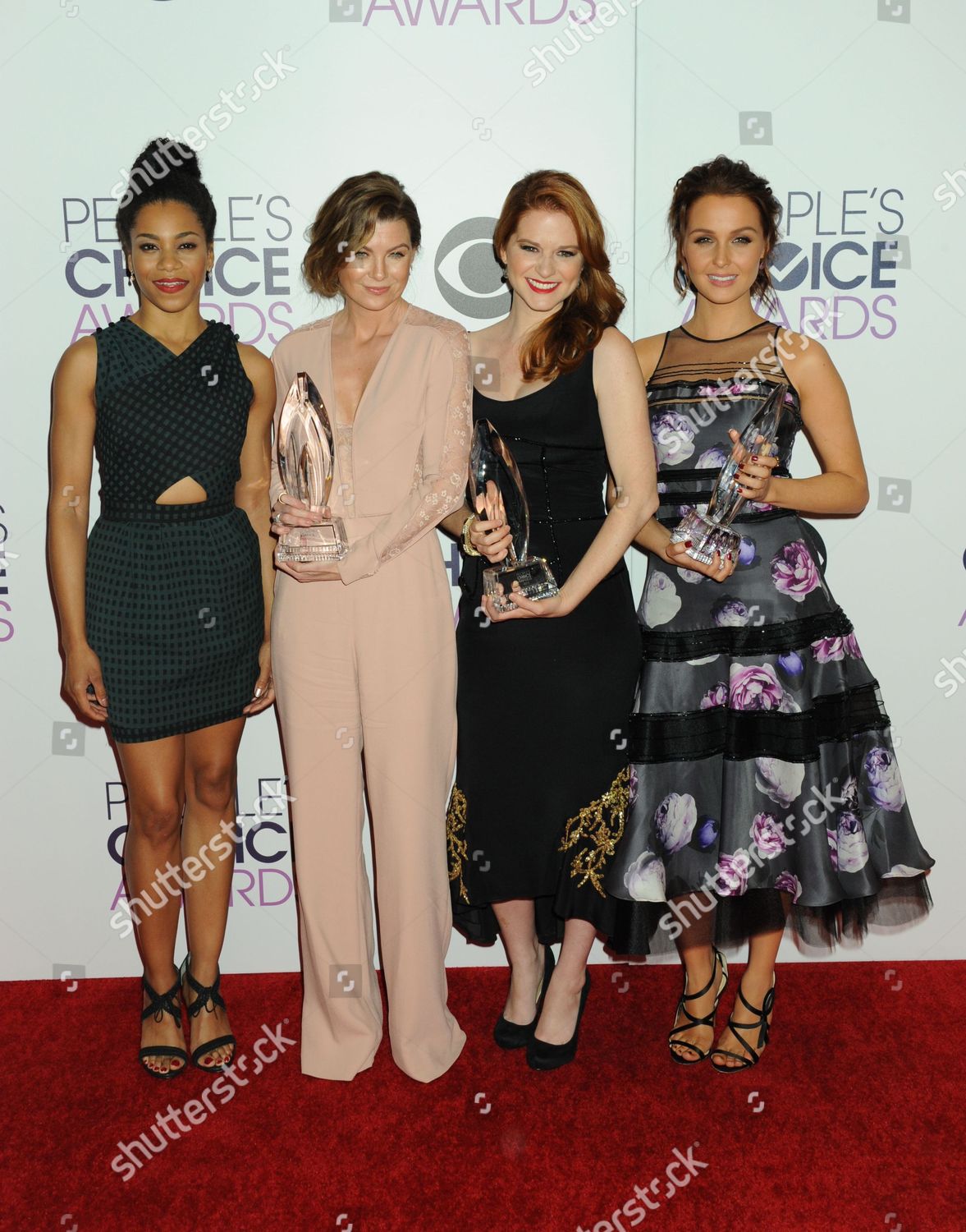 Greys Anatomy Cast Lr Jerrika Hinton Editorial Stock Photo - Stock ...