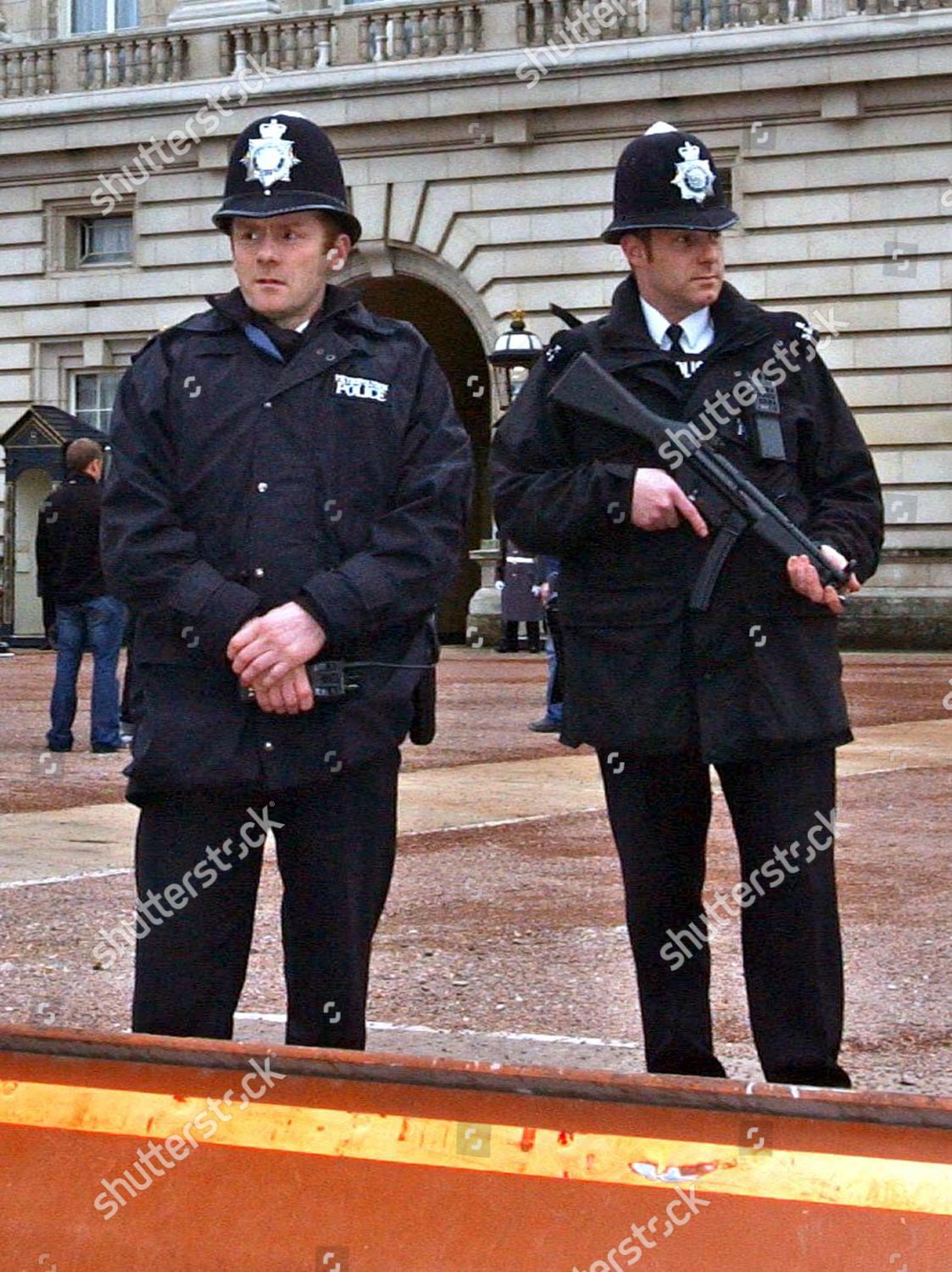 Armed Police One Heavy Weapon Guard Editorial Stock Photo - Stock Image ...