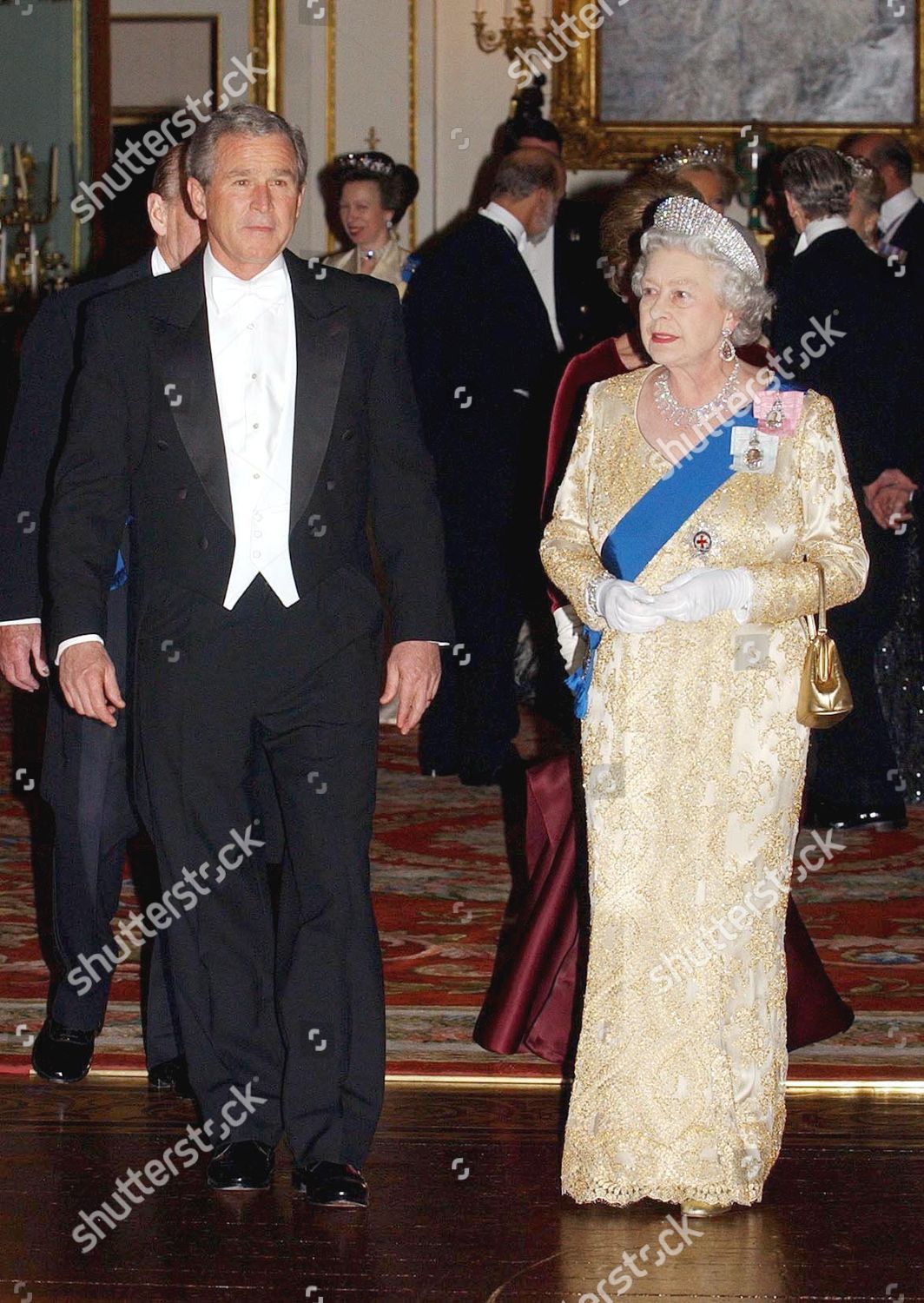 George W Bush Queen Elizabeth Ii Editorial Stock Photo - Stock Image ...