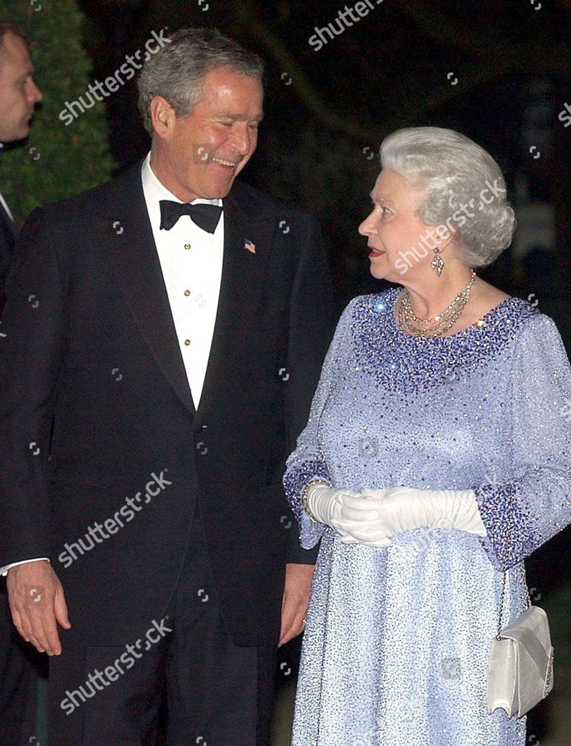 George W Bush Queen Elizabeth Ii Editorial Stock Photo - Stock Image ...