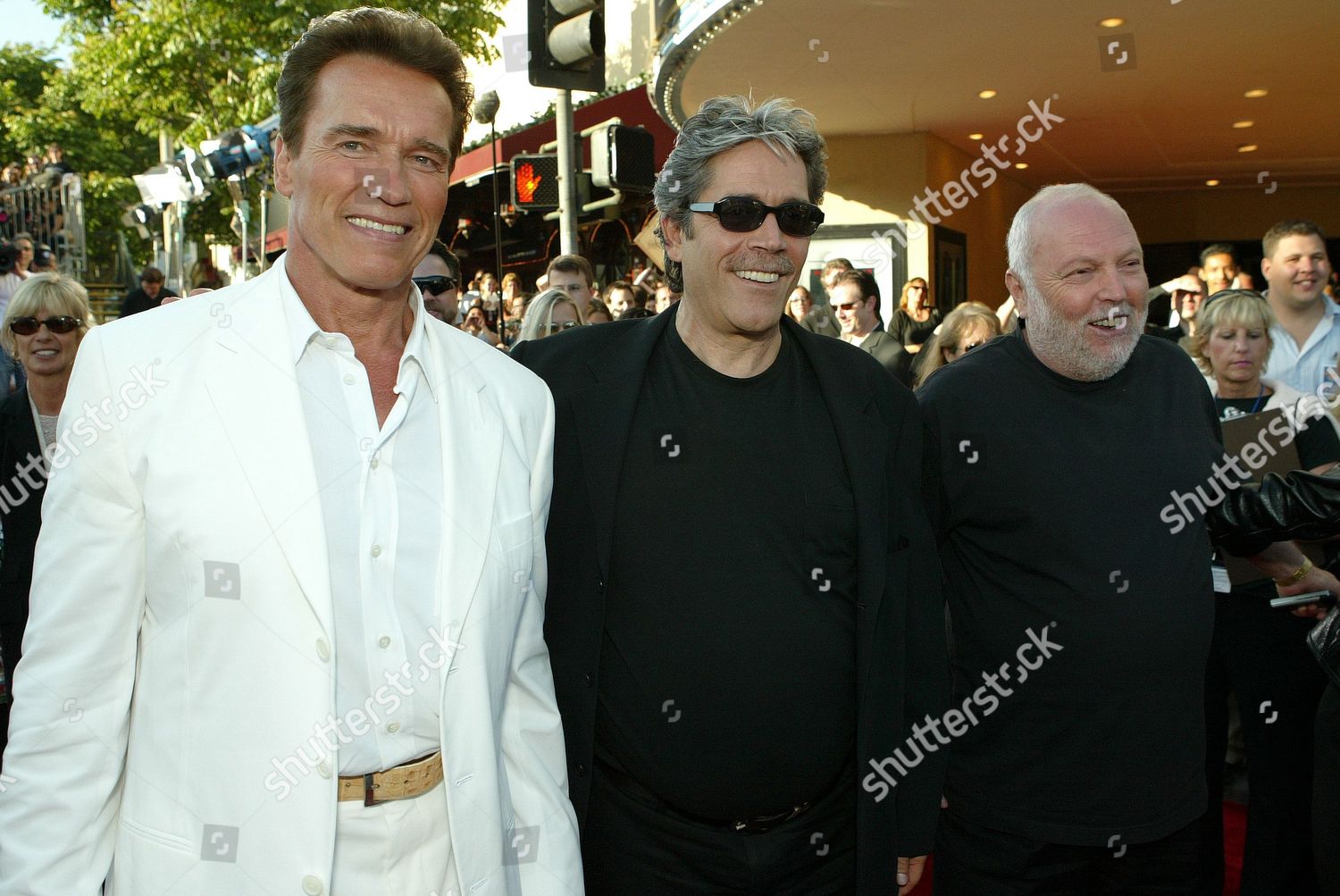 Arnold Schwarzenegger Mario Kassar Andy Vajna Editorial Stock Photo ...