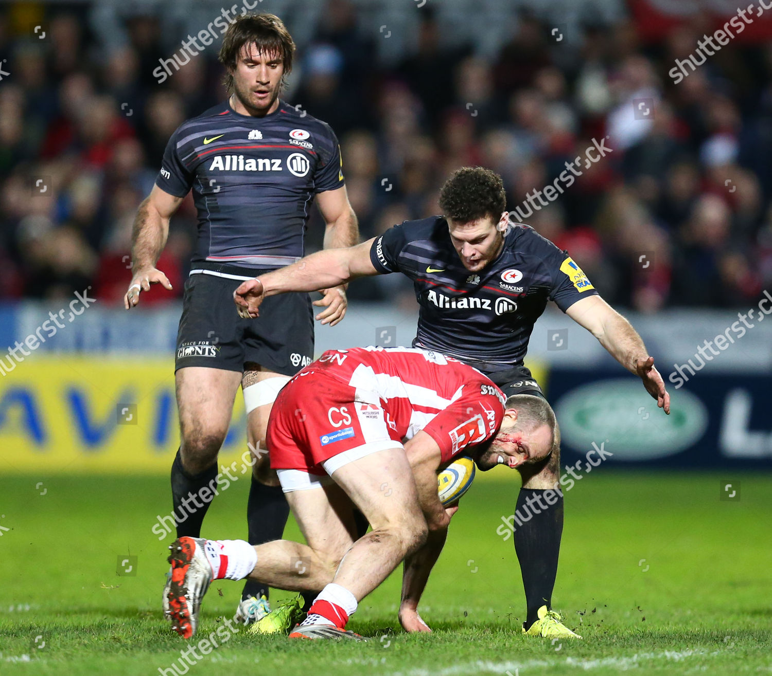 Charlie Sharples Gloucester Stopped By Duncan Editorial Stock Photo ...