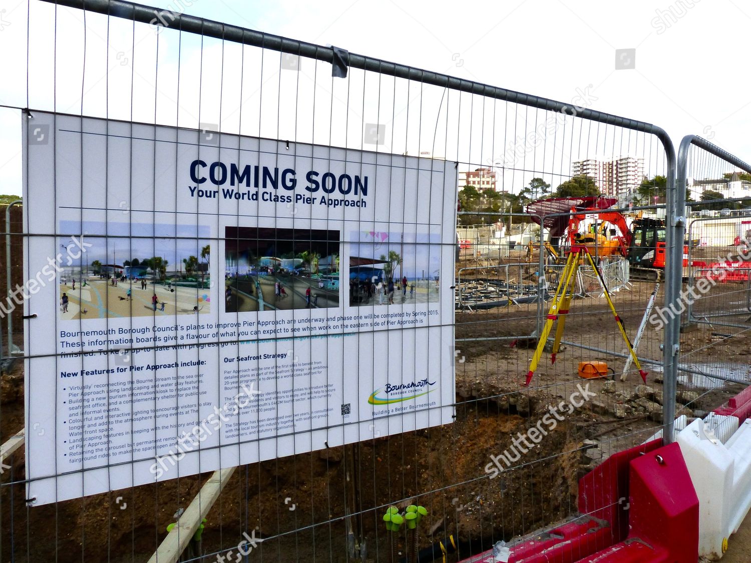 Million Bournemouth Pier Approach Revamp Editorial Stock Photo - Stock ...