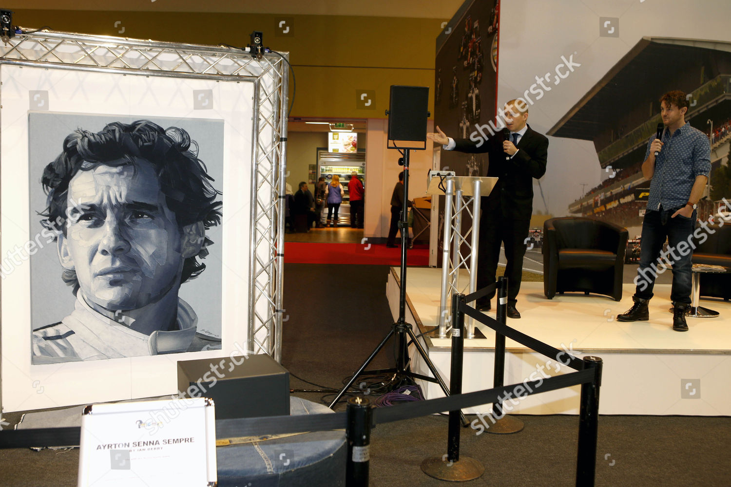 Artist Ian Berry Shows His New Editorial Stock Photo - Stock Image ...