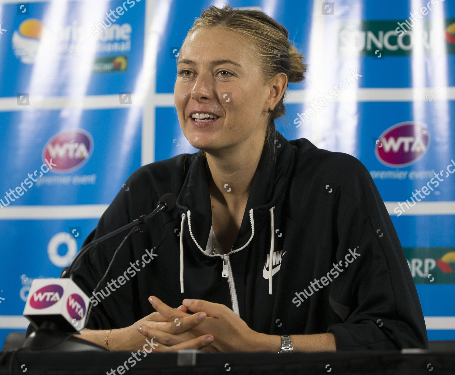 Maria Sharapova Russia Press Conference Brisbane Editorial Stock Photo ...