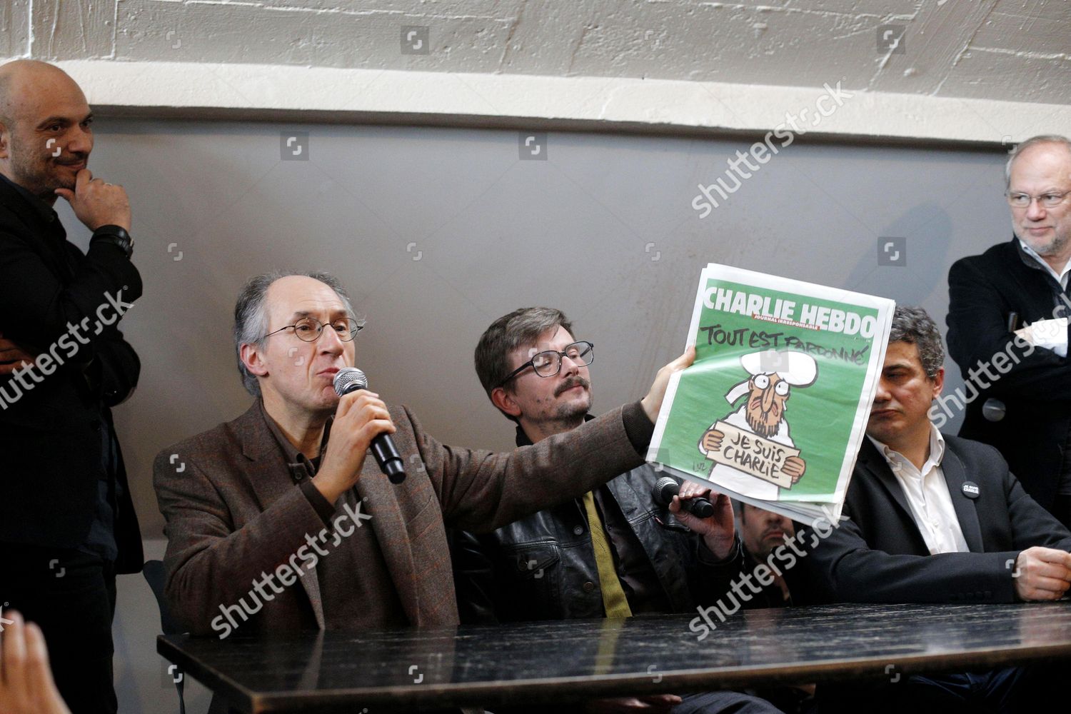 New Chief Editor French Satirical Magazine Editorial Stock Photo ...
