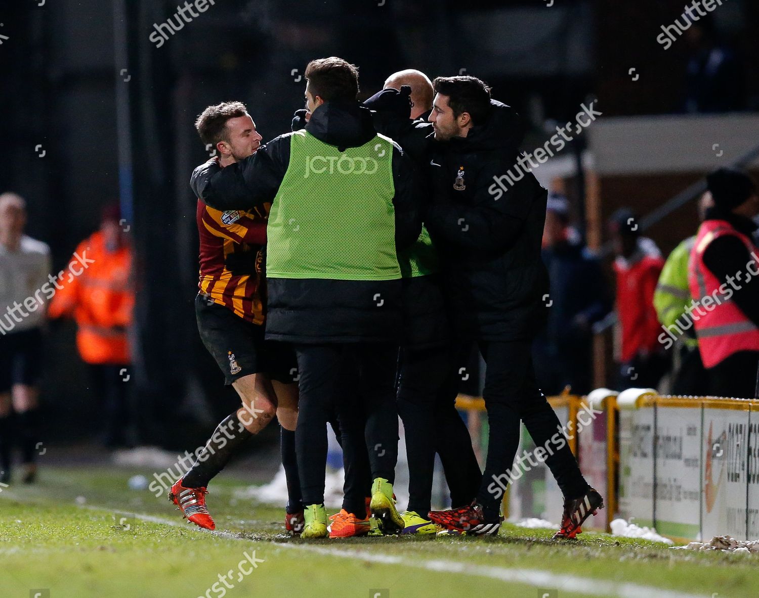 Andrew Halliday Bradford City Celebrates Subs Editorial Stock Photo ...