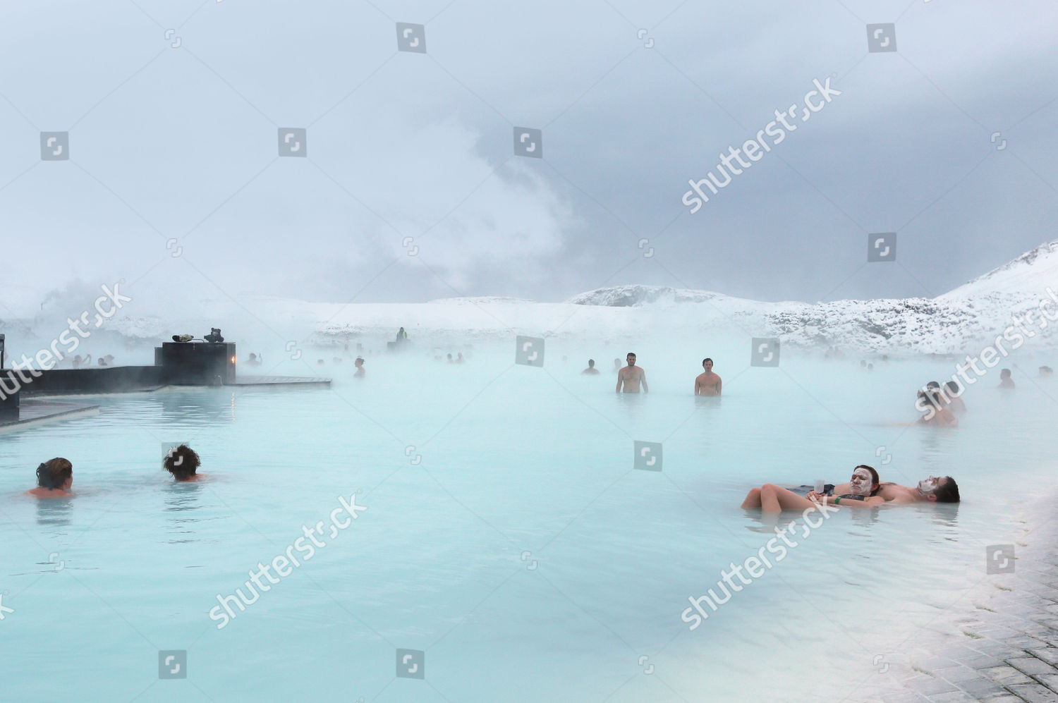 Blue Lagoon Volcanic Thermal Hot Sping Editorial Stock Photo - Stock ...