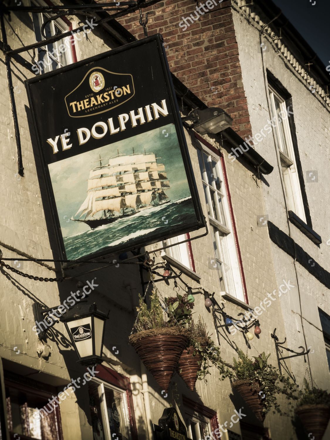 Dolphin Pub Sign Editorial Stock Photo - Stock Image | Shutterstock
