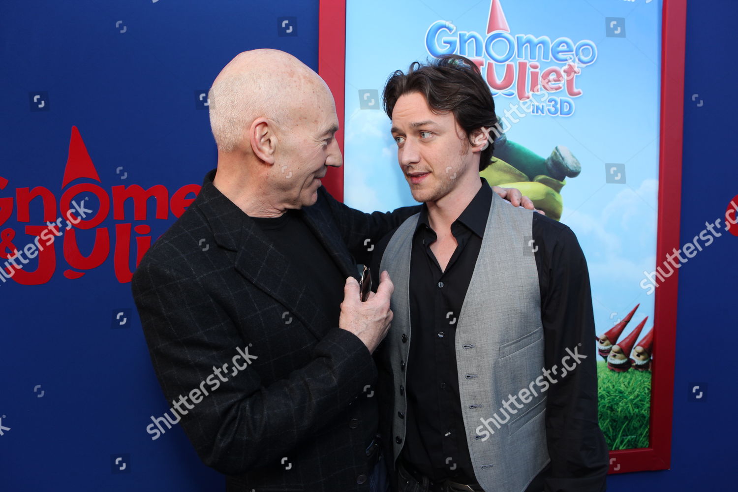Patrick Stewart James Mcavoy Touchstone Pictures Editorial Stock Photo ...