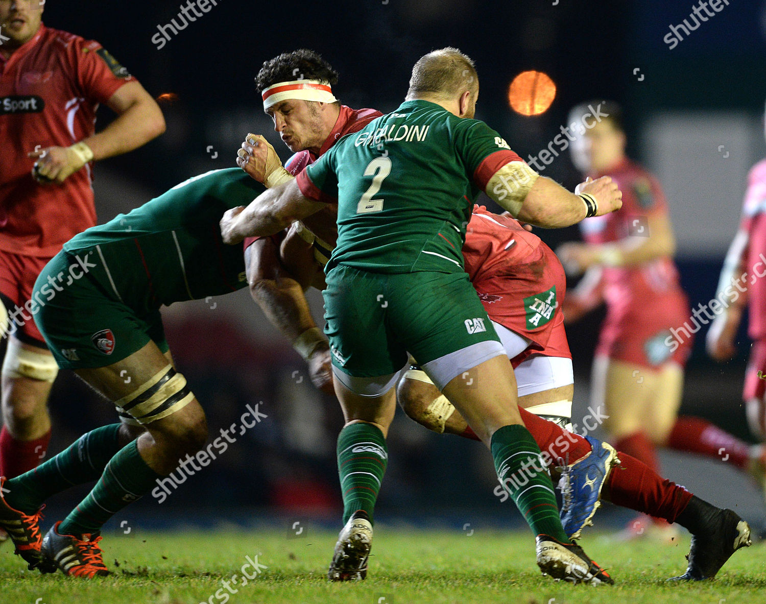 Aaron Shingler Scarlets Takes On Fraser Editorial Stock Photo - Stock ...