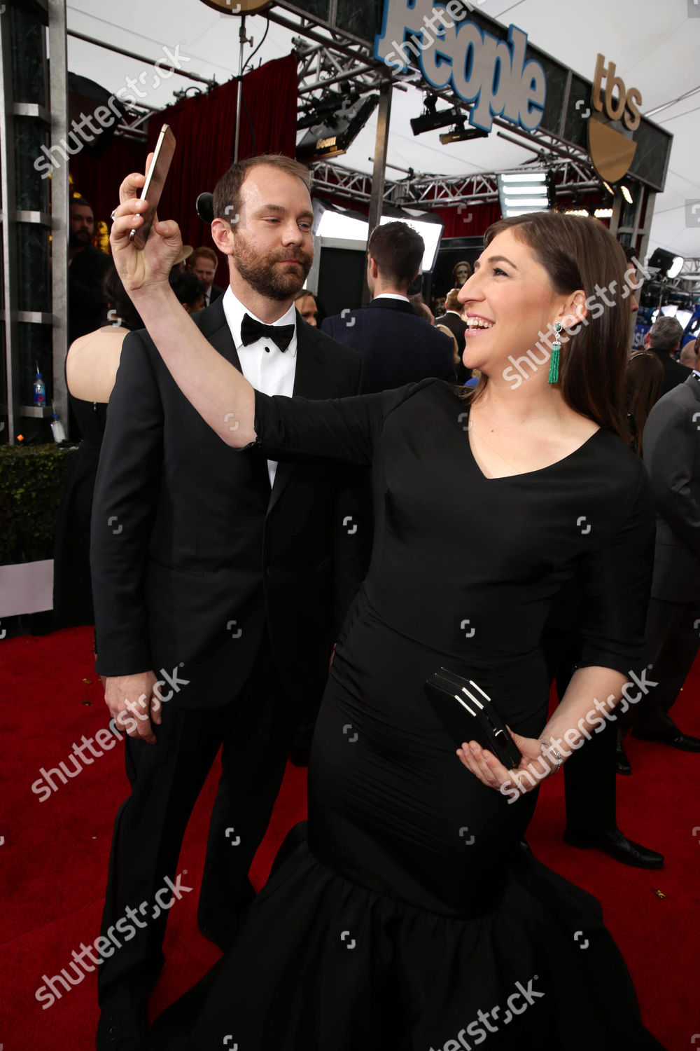 Michael Stone Mayim Bialik Editorial Stock Photo - Stock Image ...