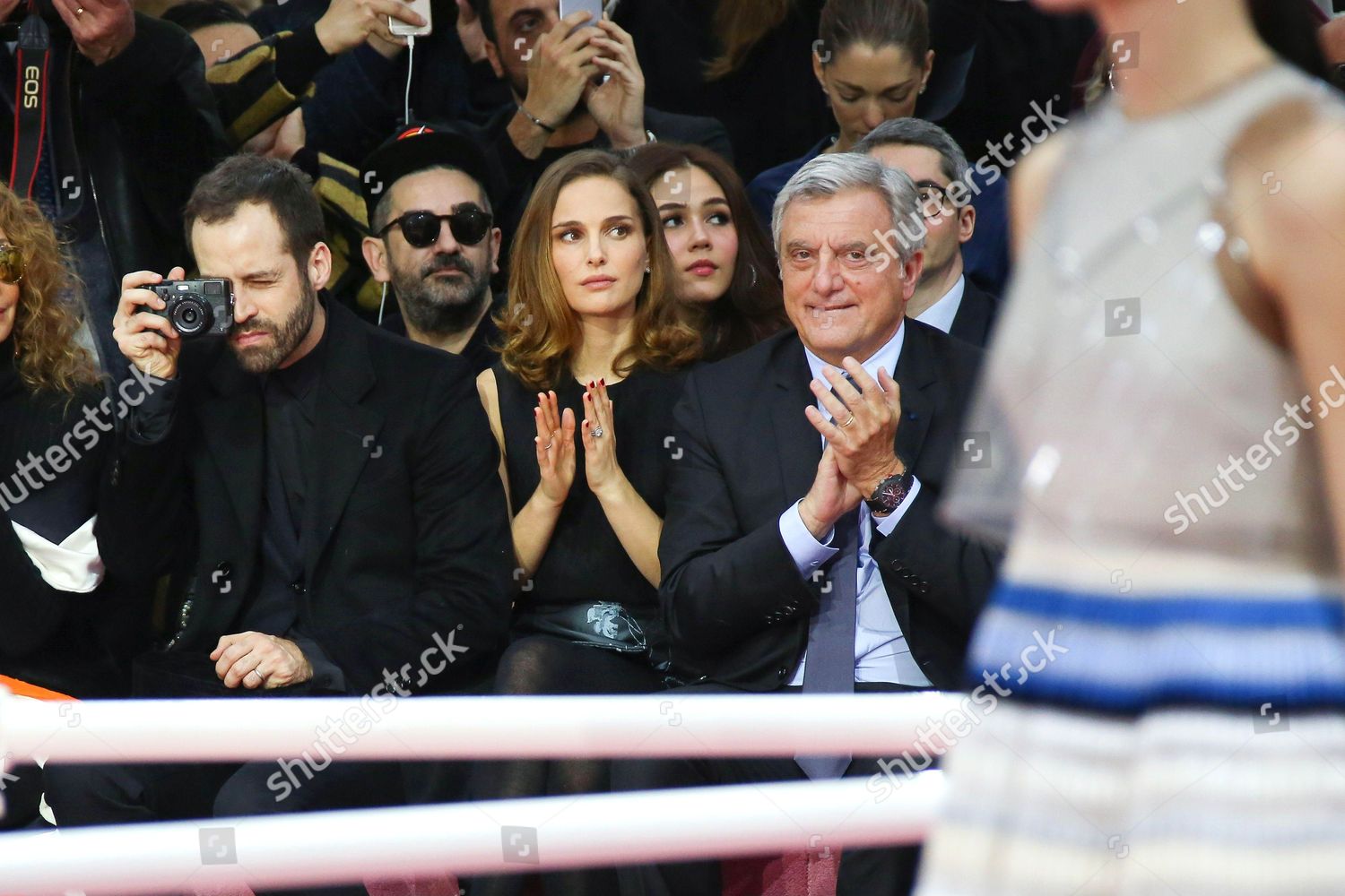 Benjamin Millepied Natalie Portman Sidney Toledano Editorial Stock ...