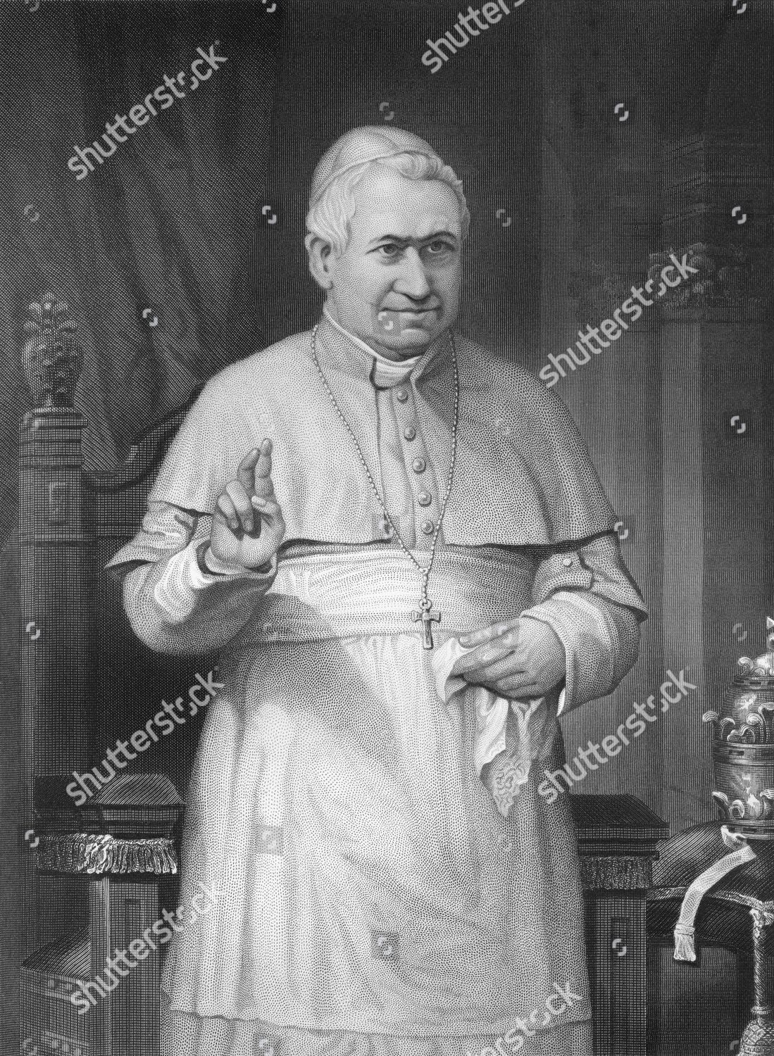 Blessed Pope Pius Ix 1792 1878 Editorial Stock Photo - Stock Image ...