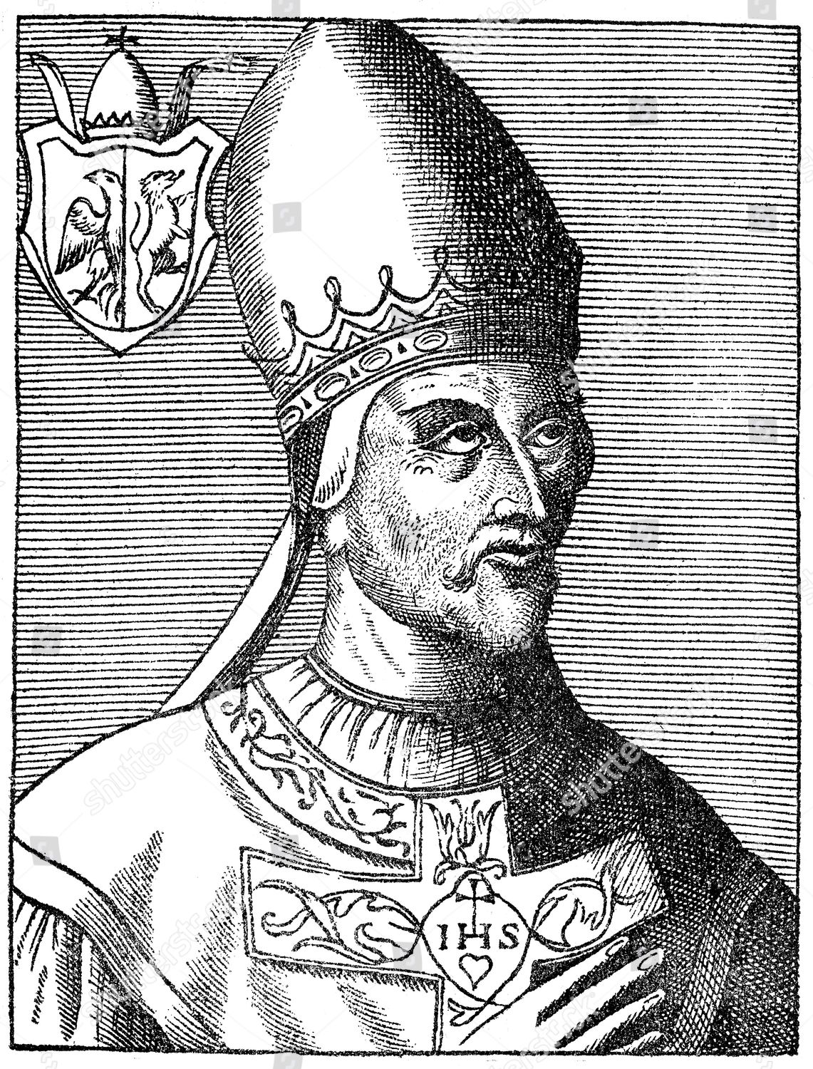 Pope Gregory Iii Gregorius Iii Gregor Editorial Stock Photo - Stock ...